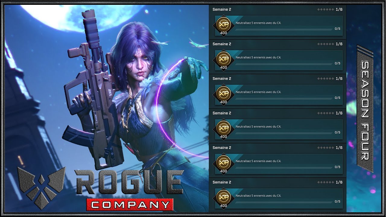 ROGUE COMPANY : CLEAR CHALLENGES WEEK 2 SAISON 04 - YouTube