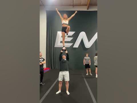 extended lib partner stunt cheer - YouTube