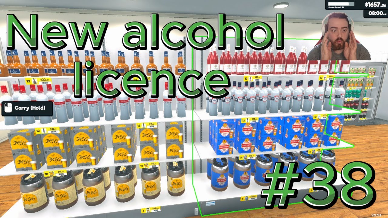 New alcohol licence | supermarket simulator #38 - YouTube