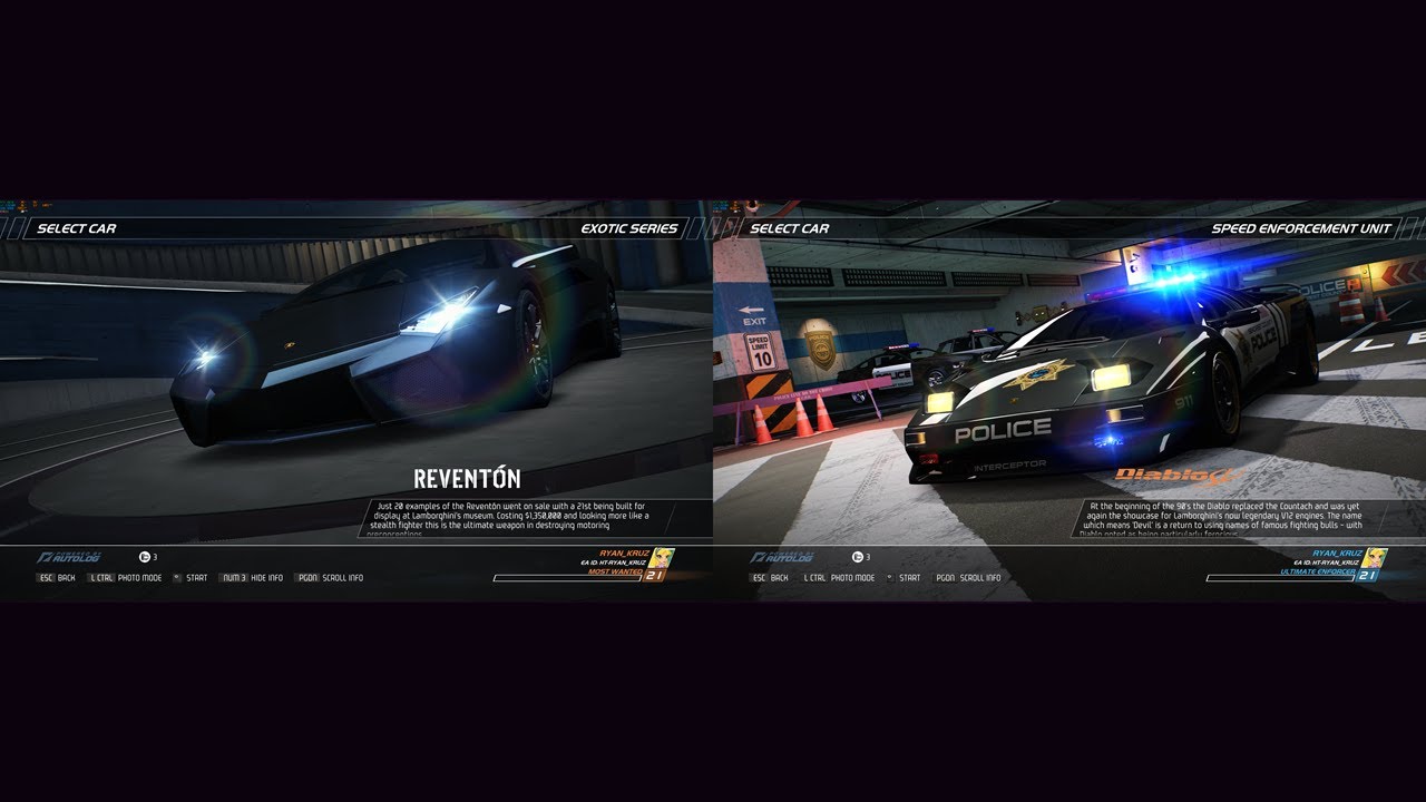 Need for Speed Hot Pursuit Remastered multiplayer#411 Lamborghini ...