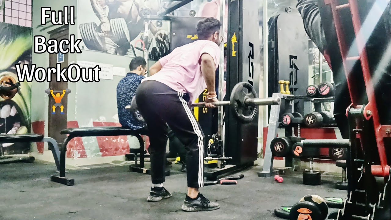 Full back workout 🏋️ #gym - YouTube