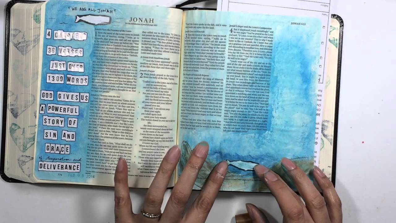 Journaling Bible: Jonah Ch 2 - YouTube