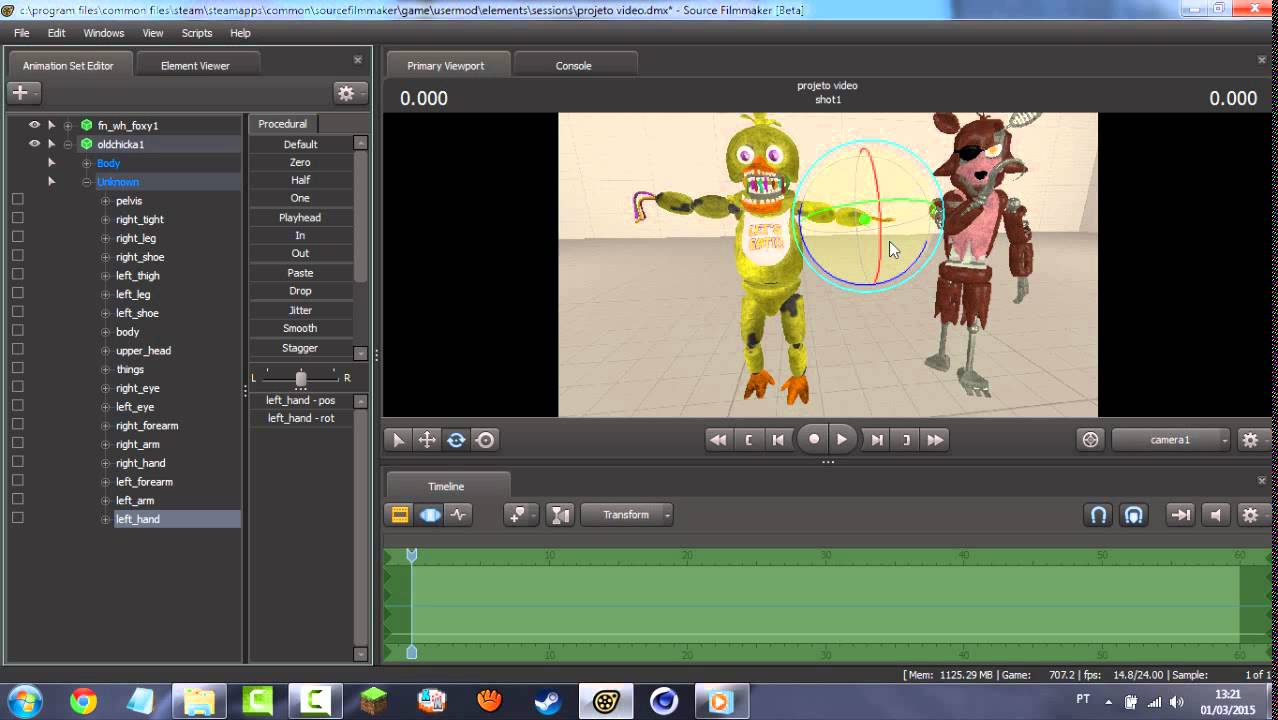 sfm render:fnaf 2 animatronics antigos - YouTube