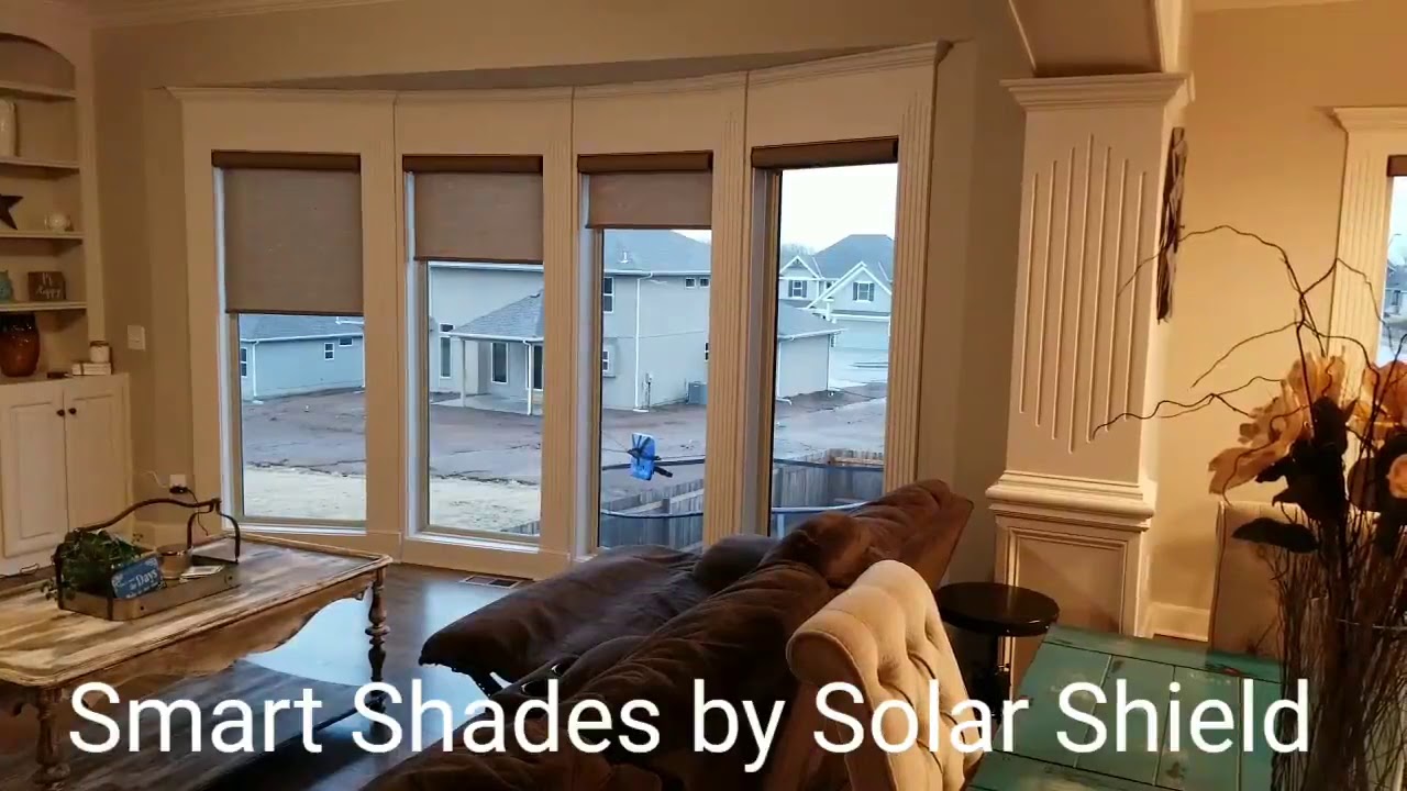 Solar Shield Smart Shades - YouTube