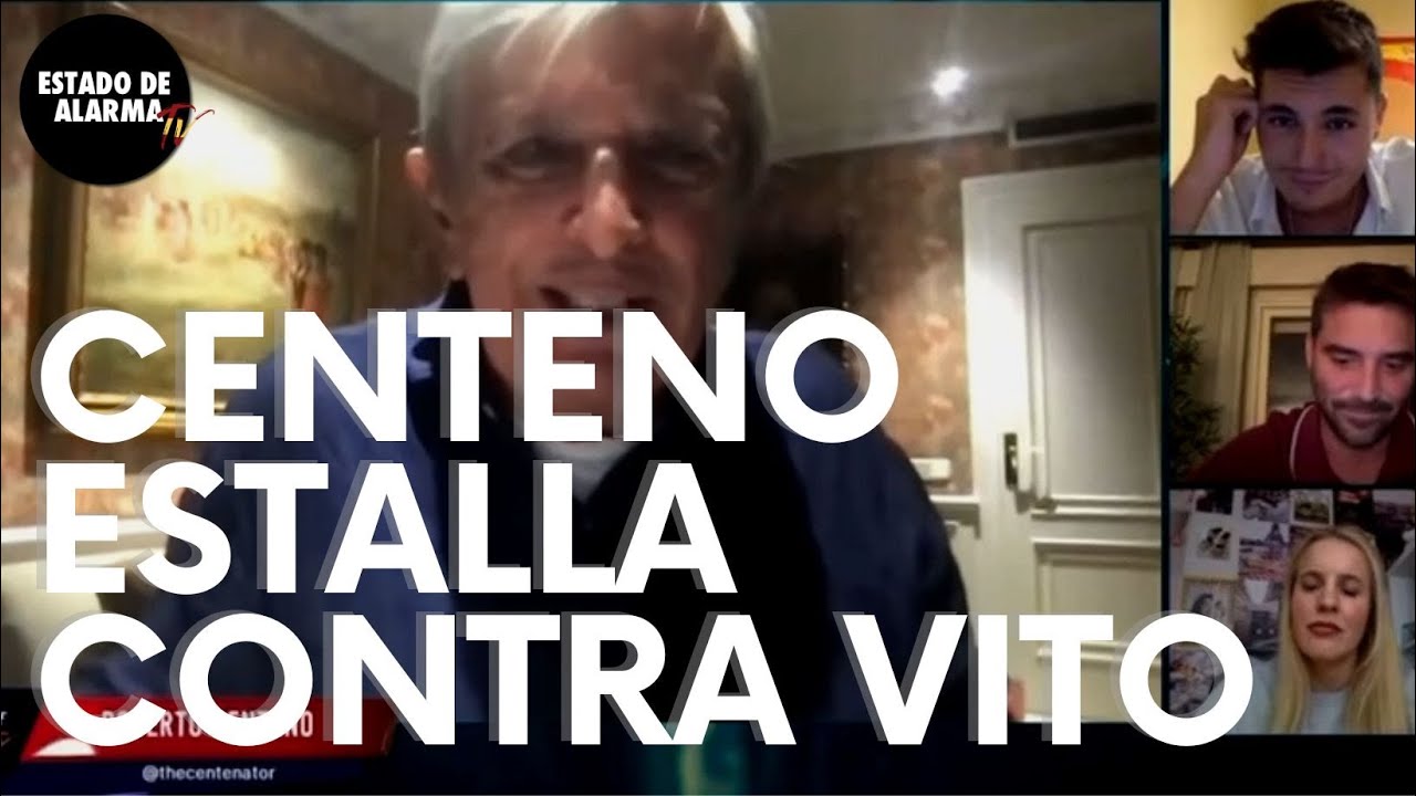 La bronca de Centeno a Vito por defender a Rocío Monasterio - YouTube