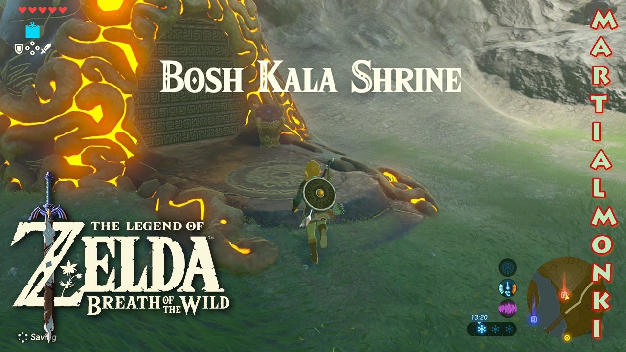 Zelda: Breath Of The Wild - Bosh Kala Shrine (Proxim Bridge) - YouTube