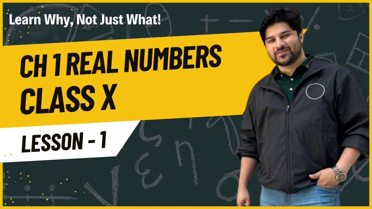 JEE Maths Foundation Course | Class 10 | Real Numbers | Lecture 1 - YouTube