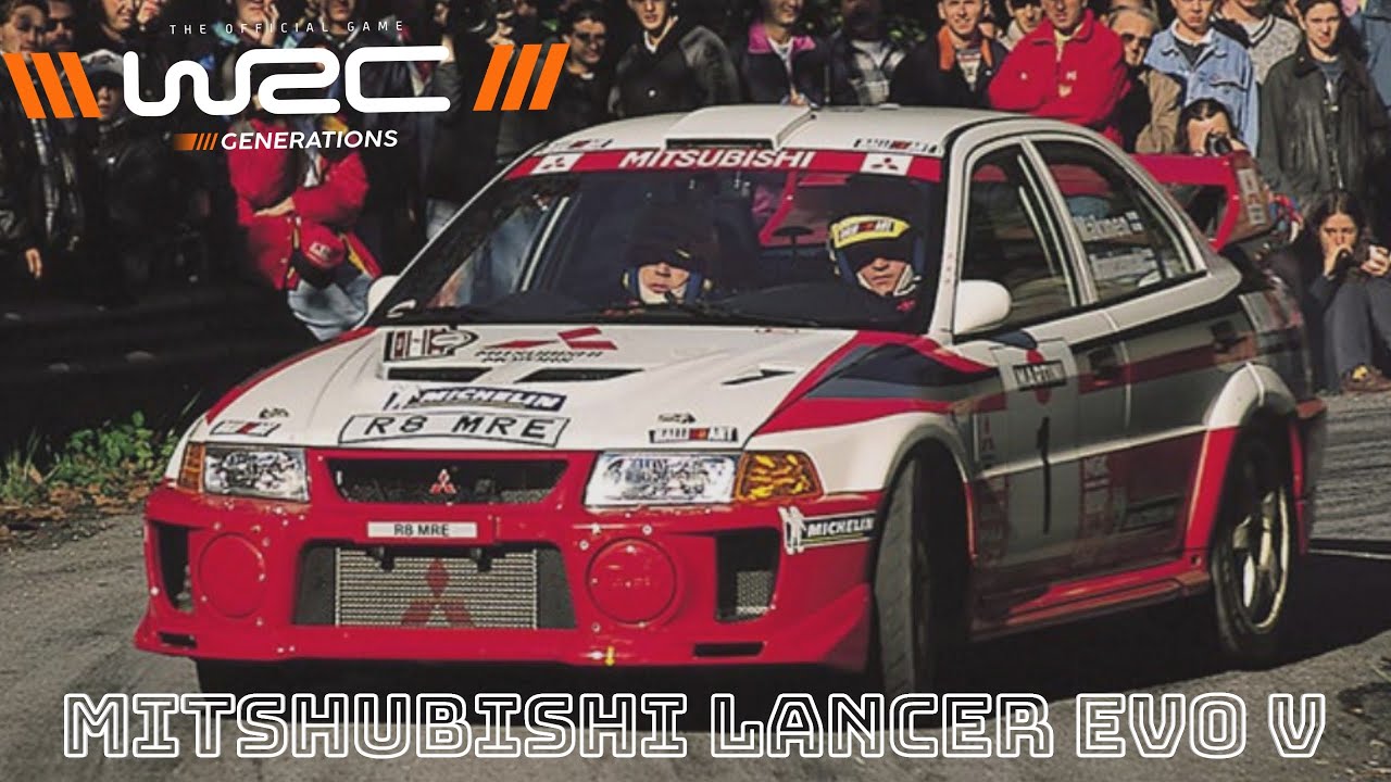 Drive around WRC Generations with Mitsubishi Lancer Evo V. - YouTube