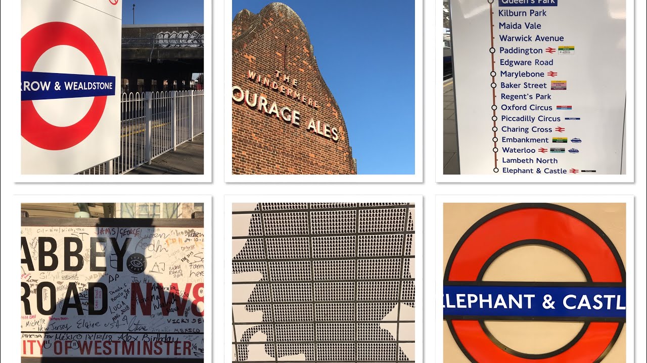 The Bakerloo Line - 1972 Rolling Stock from Harrow to Elephant & Castle ...