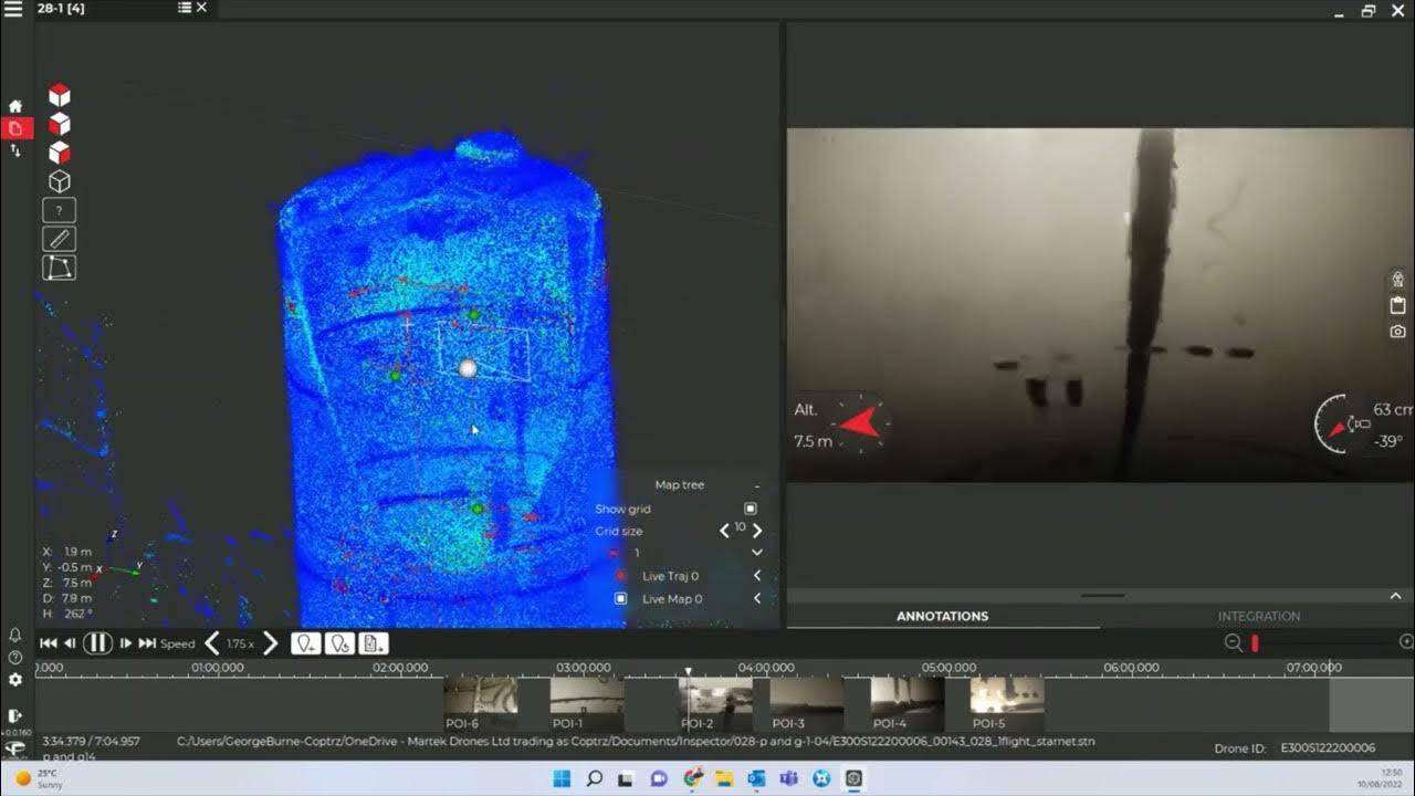 ELIOS 3 TANK & LiDAR Scan - Side by Side. - YouTube