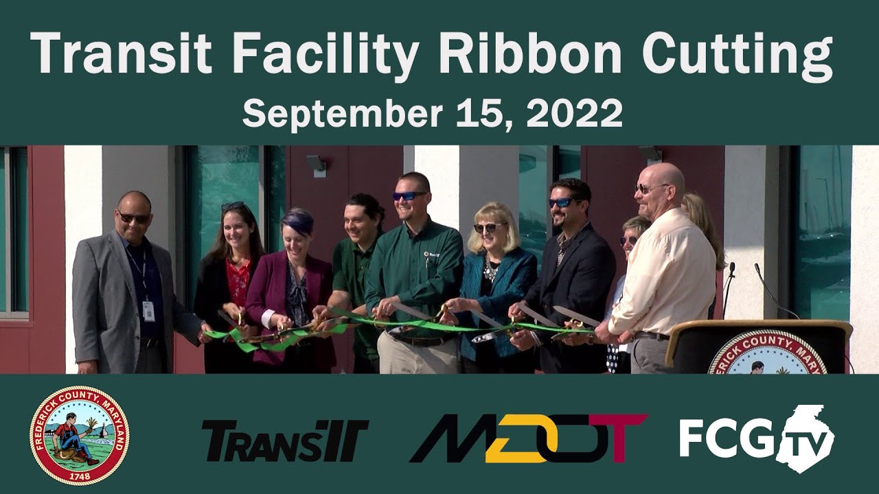 Transit Facility Ribbon Cutting - YouTube