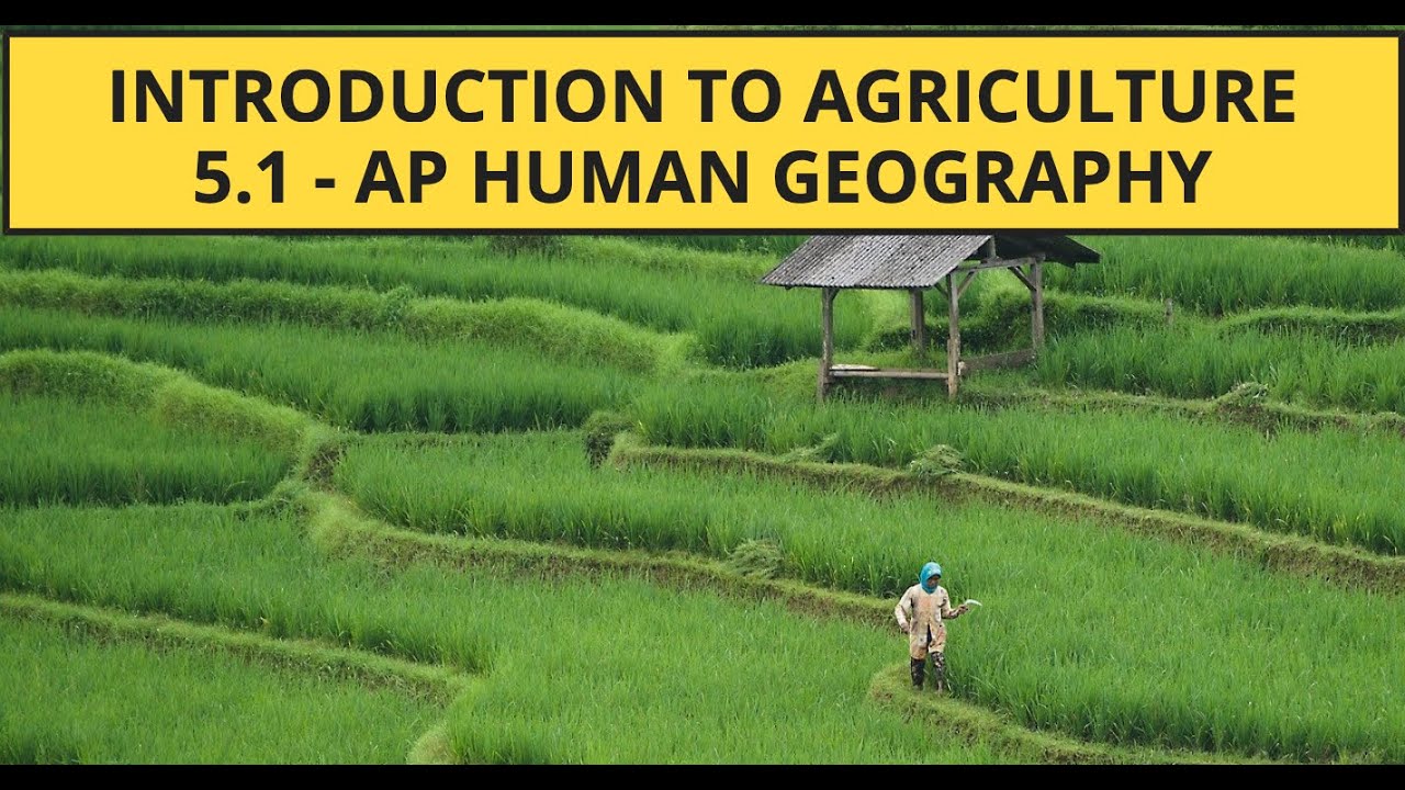 Introduction to Agriculture - Topic 5.1 - AP Human Geography - YouTube