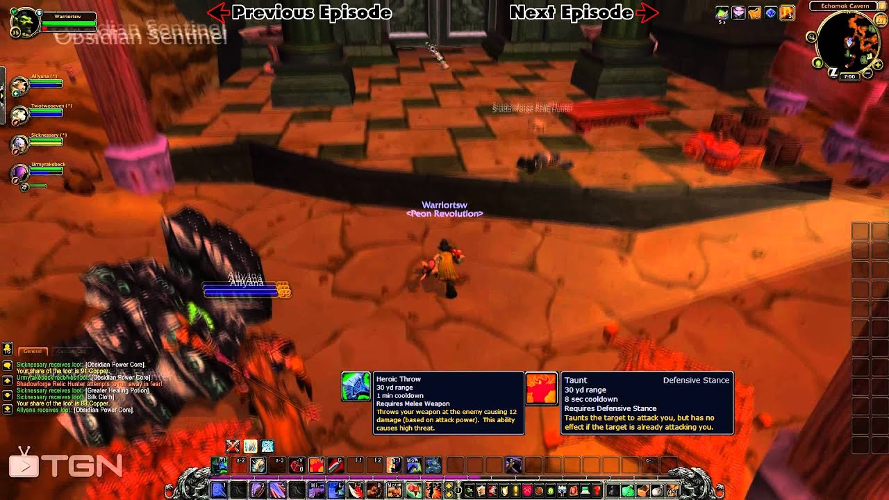 World of Warcraft - Warrior Tank Guide - Ep2 Low Medium Level Tanking ...