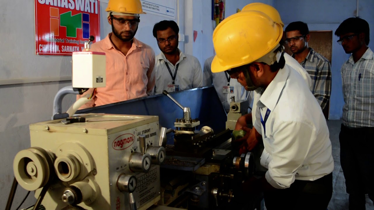 Lathe machine work - YouTube