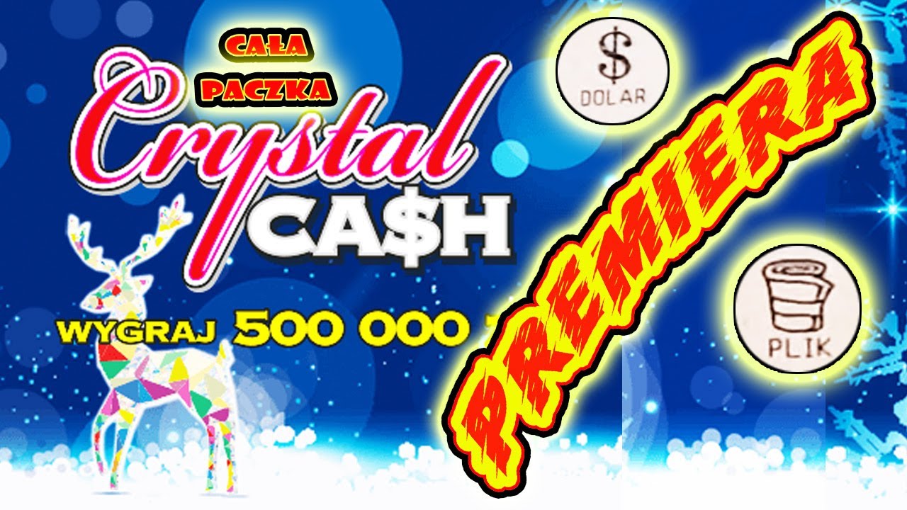 🦌 💲 CRYSTAL CASH 💲🦌 PREMIERA 💲💲 CAŁA PACZKA 💲💲 🤑 #Zdrapki #Lotto 2022 ...