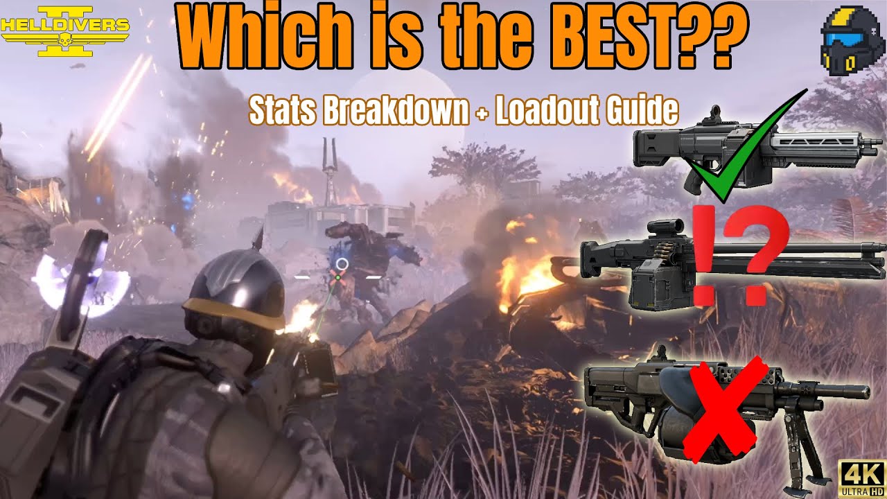 Helldivers 2 Loadouts | COMPLETE Machine Gun Guide - YouTube