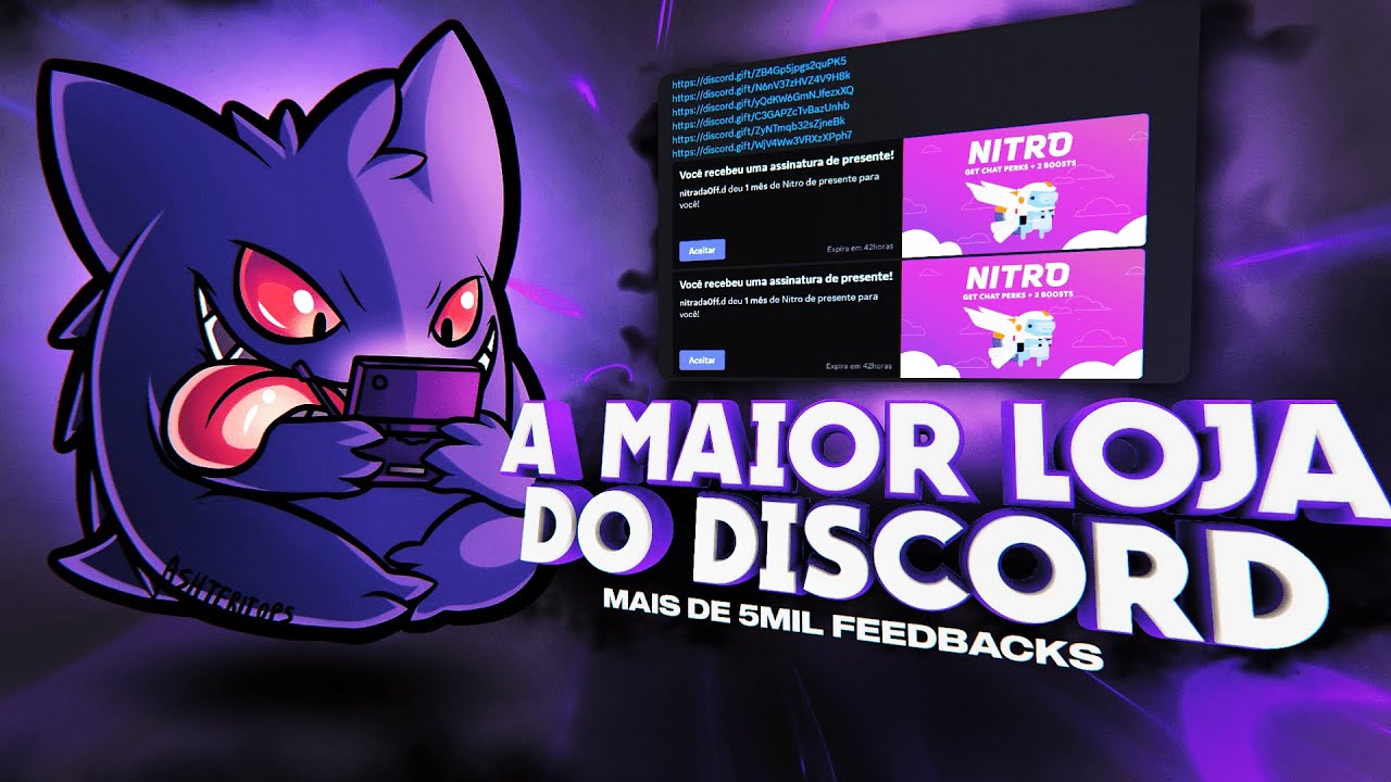DISCORD LOJA, A MELHOR LOJA DO DISCORD PRA VOCE TA COMPRANDO, NITROS ...