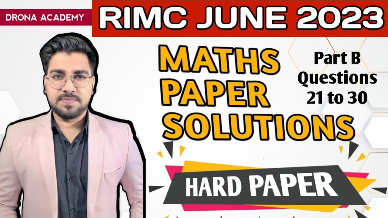 RIMC 3 june maths paper Part B solutions , RIMC hardest paper solution ...
