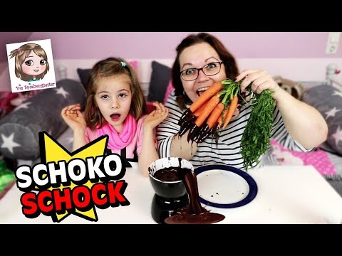 SCHOKOLADEN FONDUE CHALLENGE 🍫 Wird es lecker oder eklig? Kann man das so essen?
