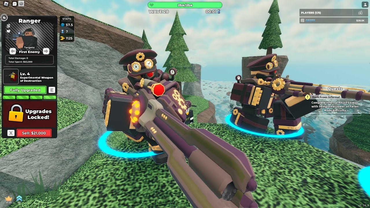 Steampunk Ranger Skin Review in Tower Defense Simulator | Roblox - YouTube