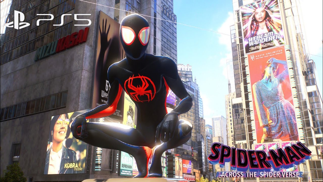 MARVEL Spider-Men 2 - Across the spider verse (PS5) Suit Free Roam ...