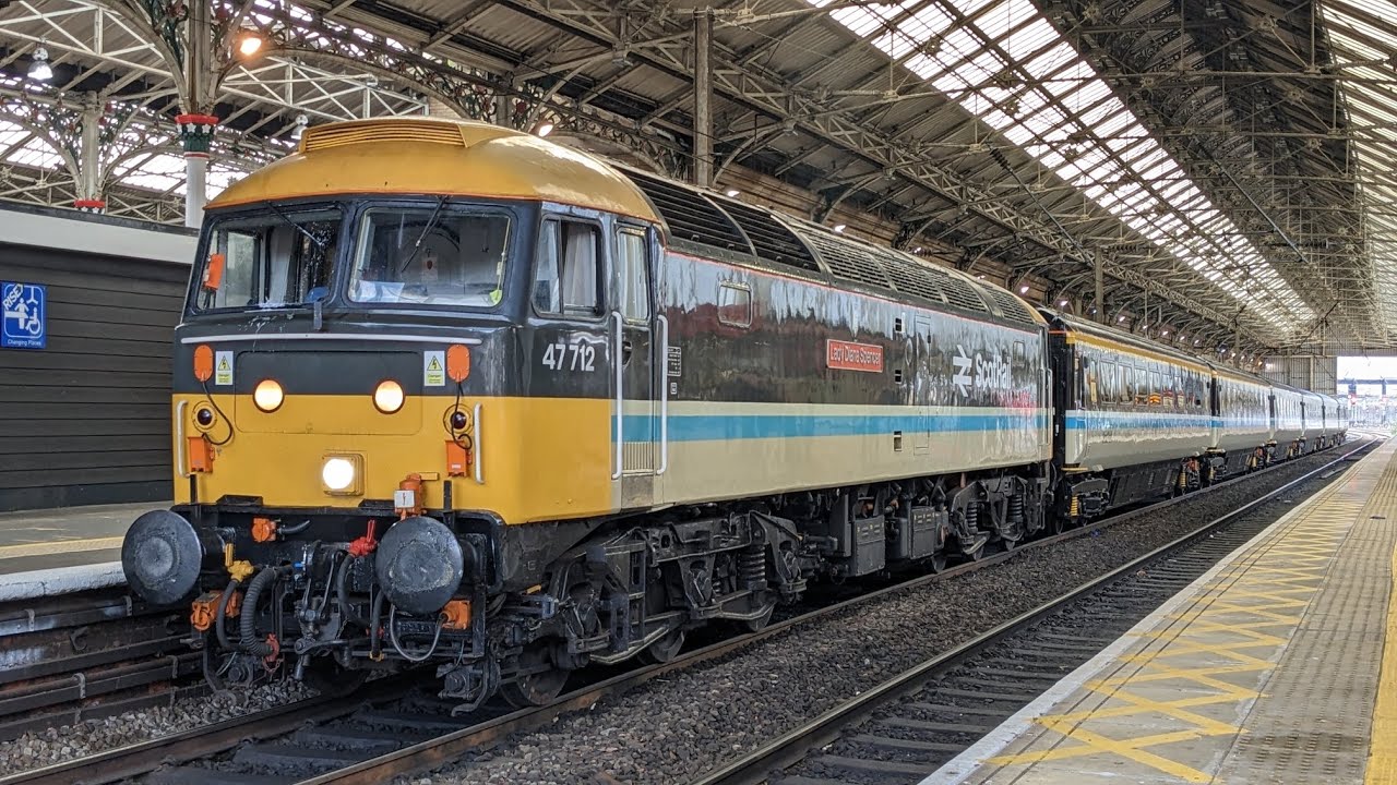 Preston featuring Scotrail 47712 and Colas HST - YouTube