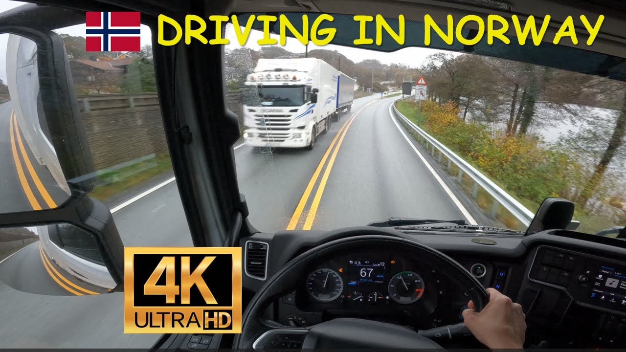 POV Driving Iveco Sway570 - Seaside and mountains of southern Norway ...
