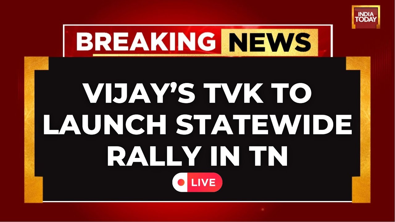 Tamil Nadu LIVE: Vijay’s TVK Rally | Actor Slams DMK, Says People Lost ...