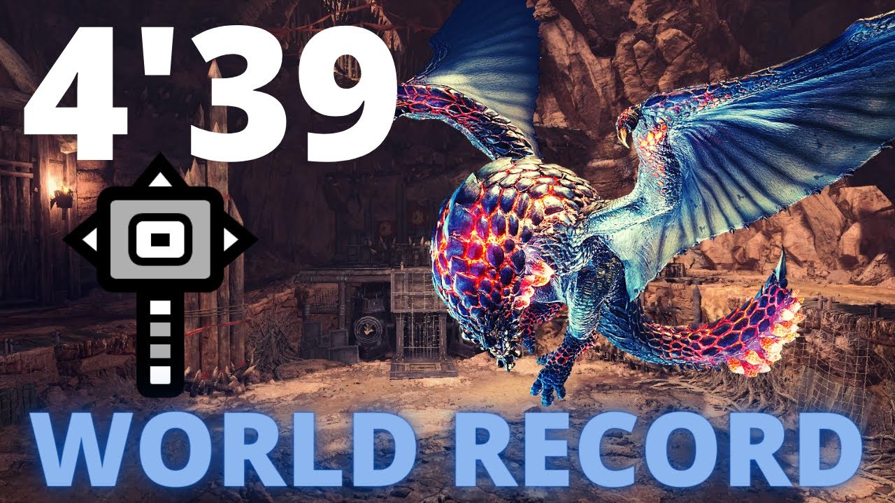 MHW Iceborne Seething Bazelgeuse 4'39 Hammer World Record - YouTube