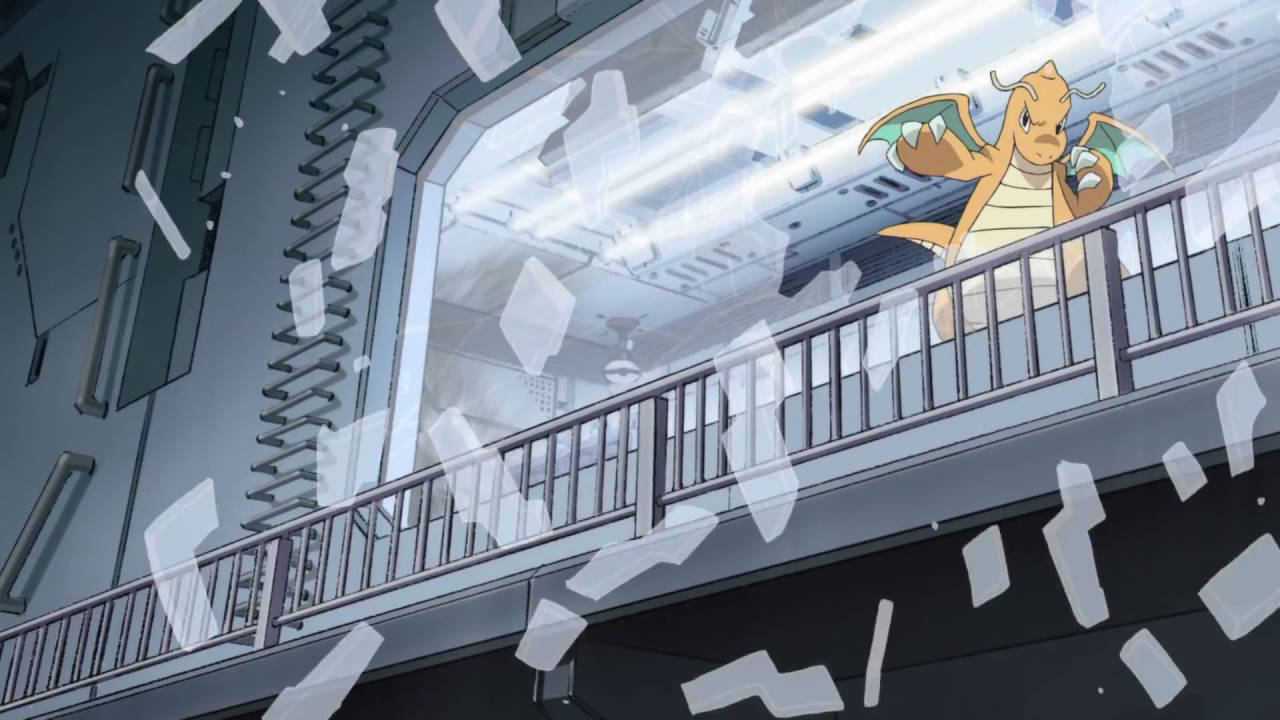 Dragonite Destroying Team Rocket HQ (Loop) - YouTube