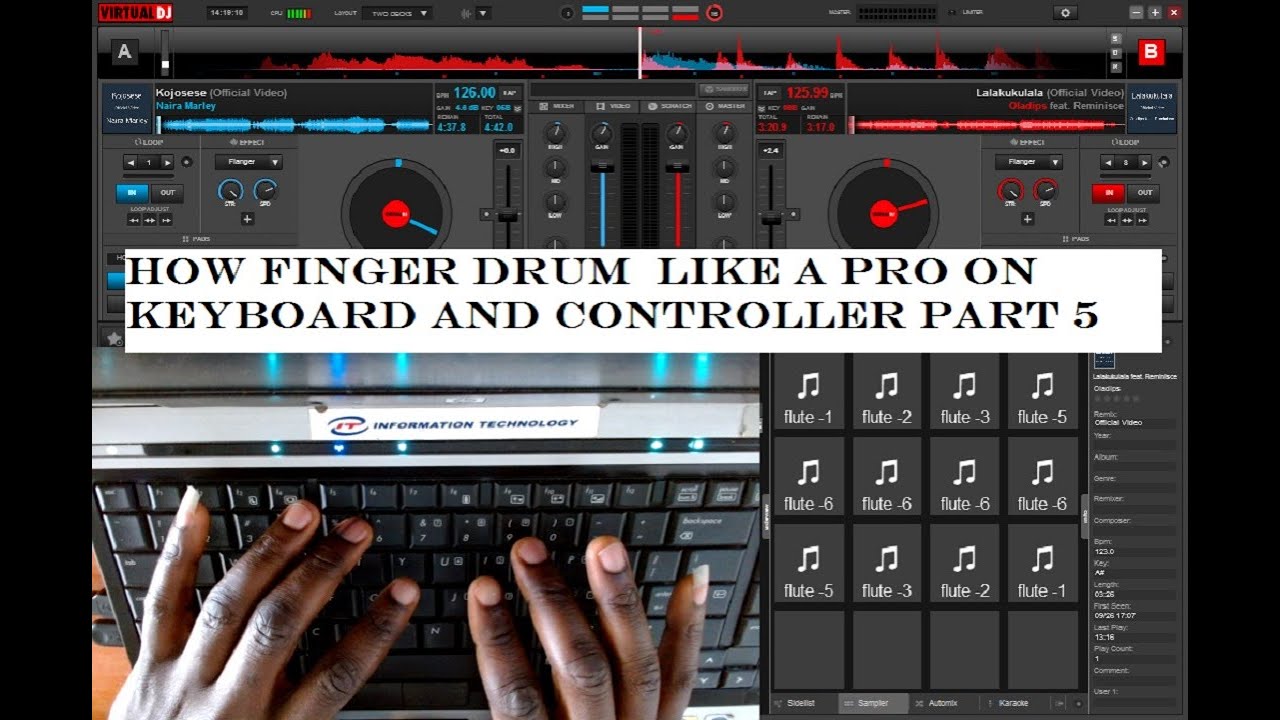 HOW TO FINGER DRUM LIKE A PRO ON KEYBOARD AND CONTROLER PART 5 - YouTube