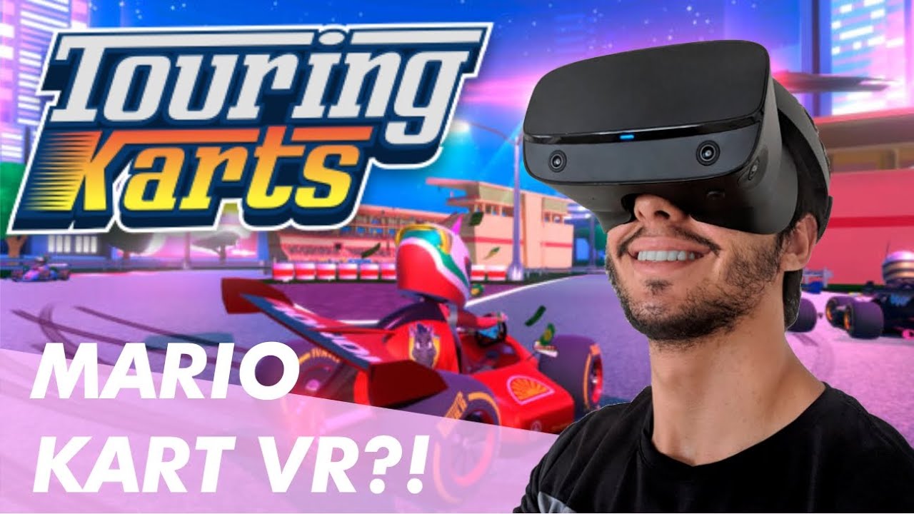 O Mario Kart da Realidade Virtual! TOURING KARTS! VR Gameplay PT BR ...