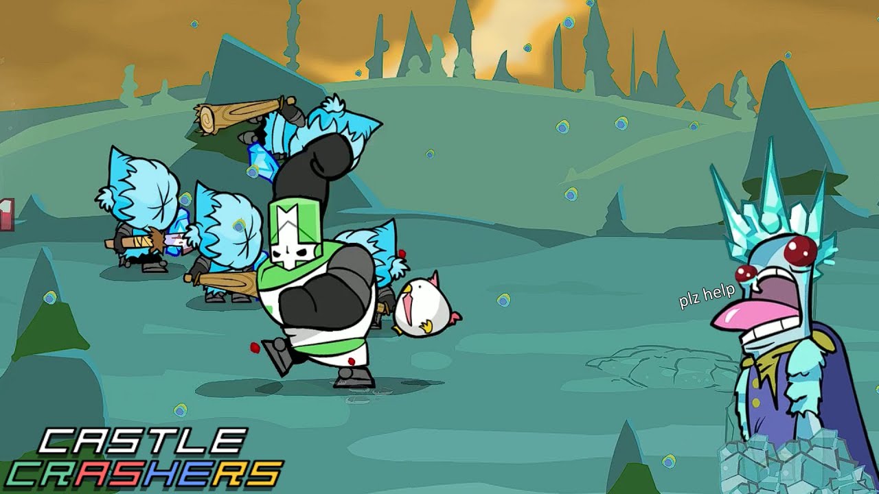 On Thin Ice! Lets Play Castle Crashers - YouTube