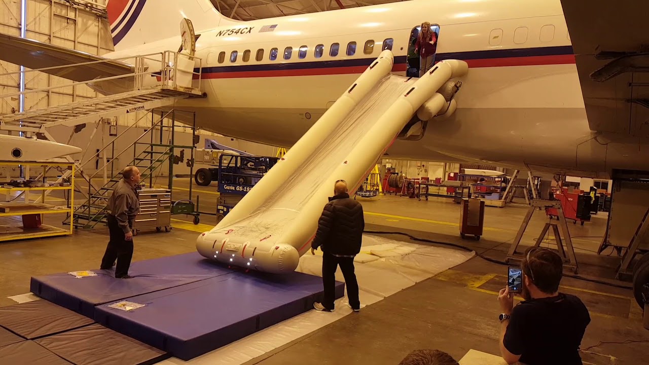 Escape Slide test - YouTube