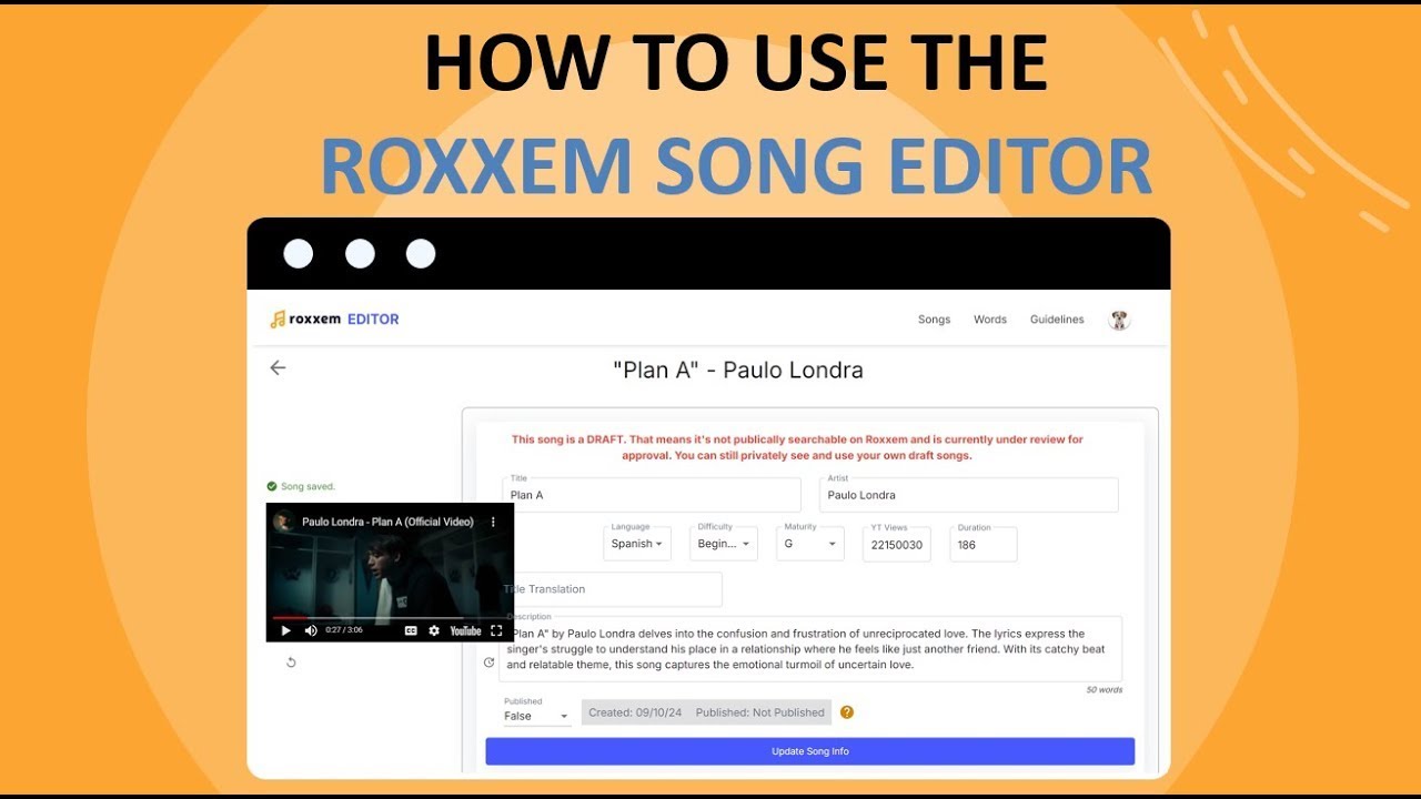 How to Use the Roxxem Editor 1.0 - YouTube