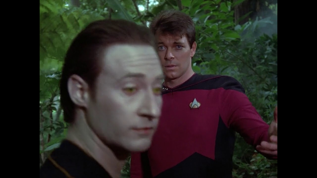 Data meets Riker - Encounter at Farpoint - YouTube