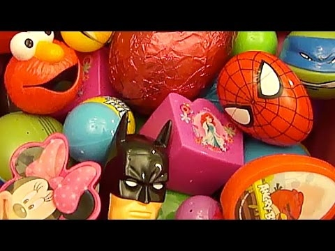 Baby Big Mouth Remix! Best of Huge 101 Surprise Egg Opening Elmo Disney Cars Mickey Minnie Mouse