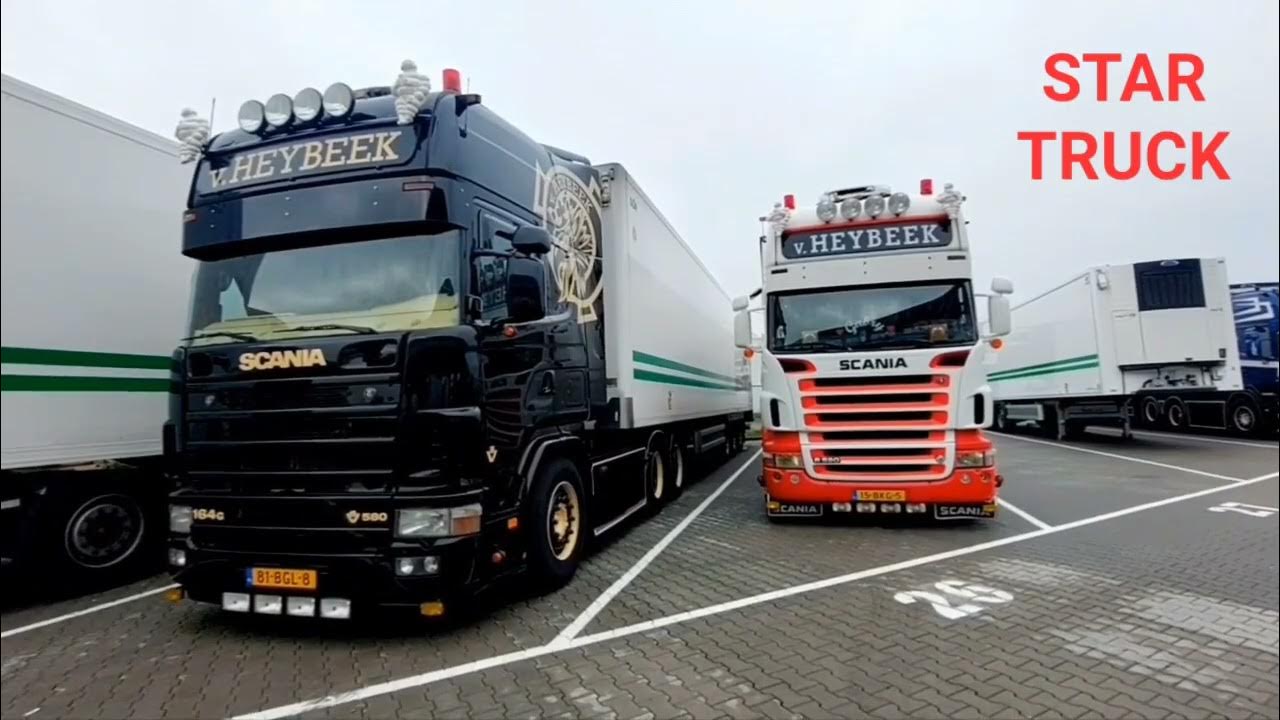 STAR TRUCK // SCANIA V8 164G 580R v. HEYBEEK - YouTube