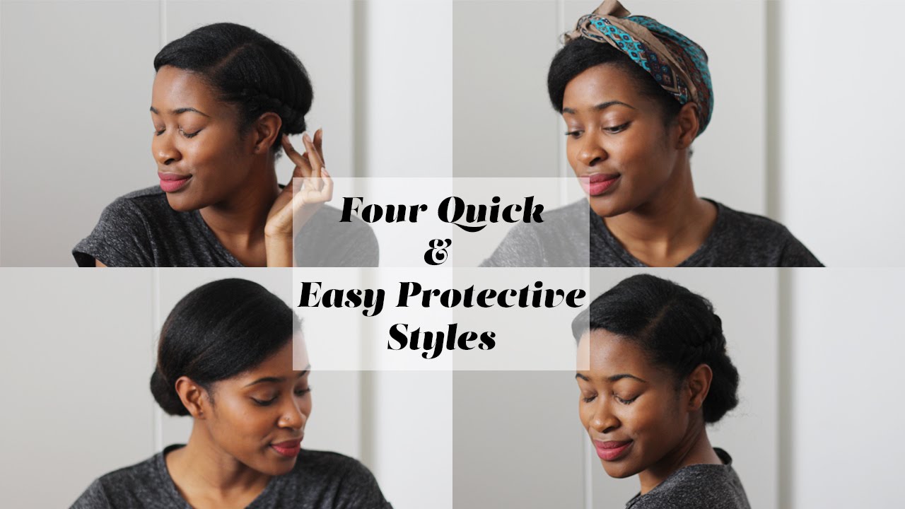 Four Quick & Easy Protective Styles For Natural Hair | IN MY SUNDAY ...
