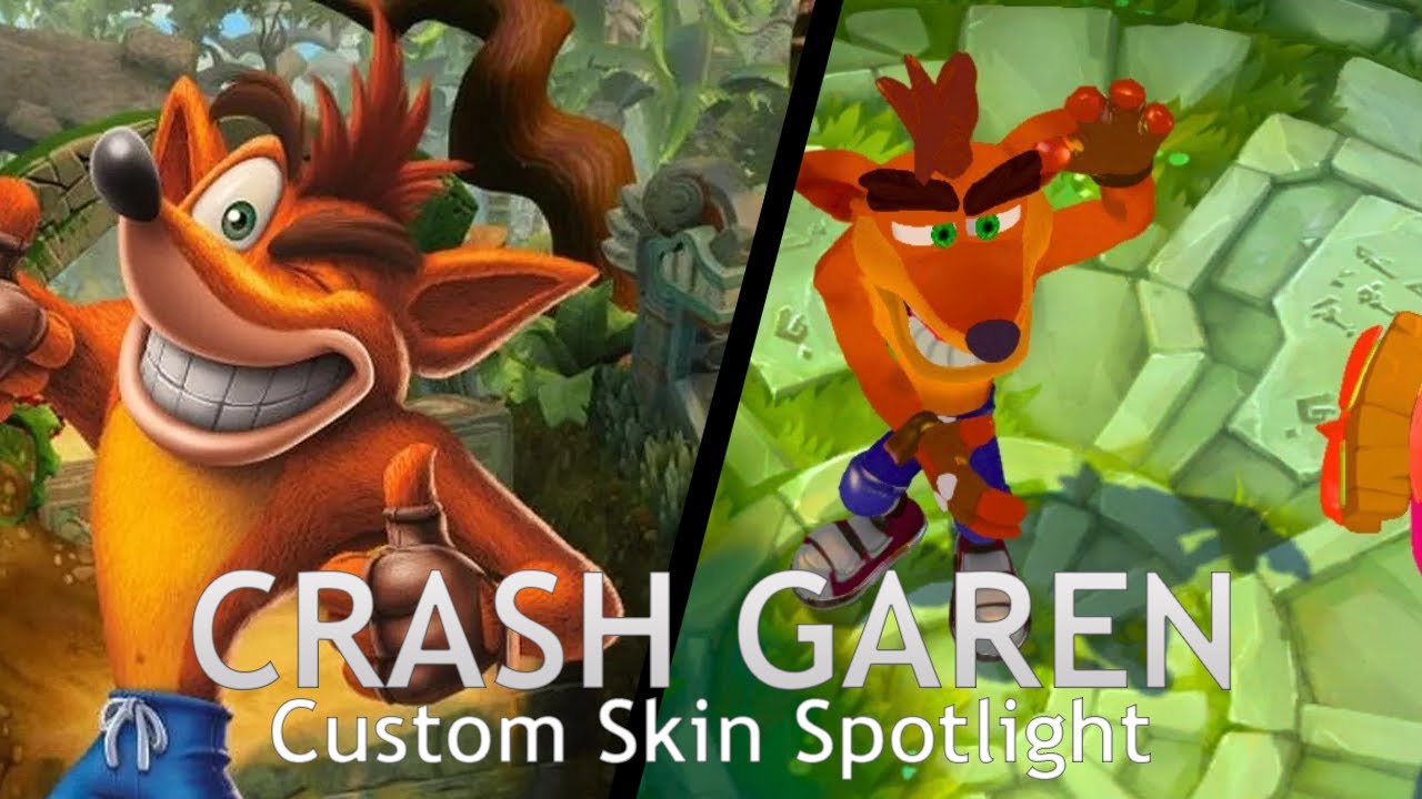 Crash Bandicoot Garen Custom Skin Spotlight - Skin by Sauronkaiser ...