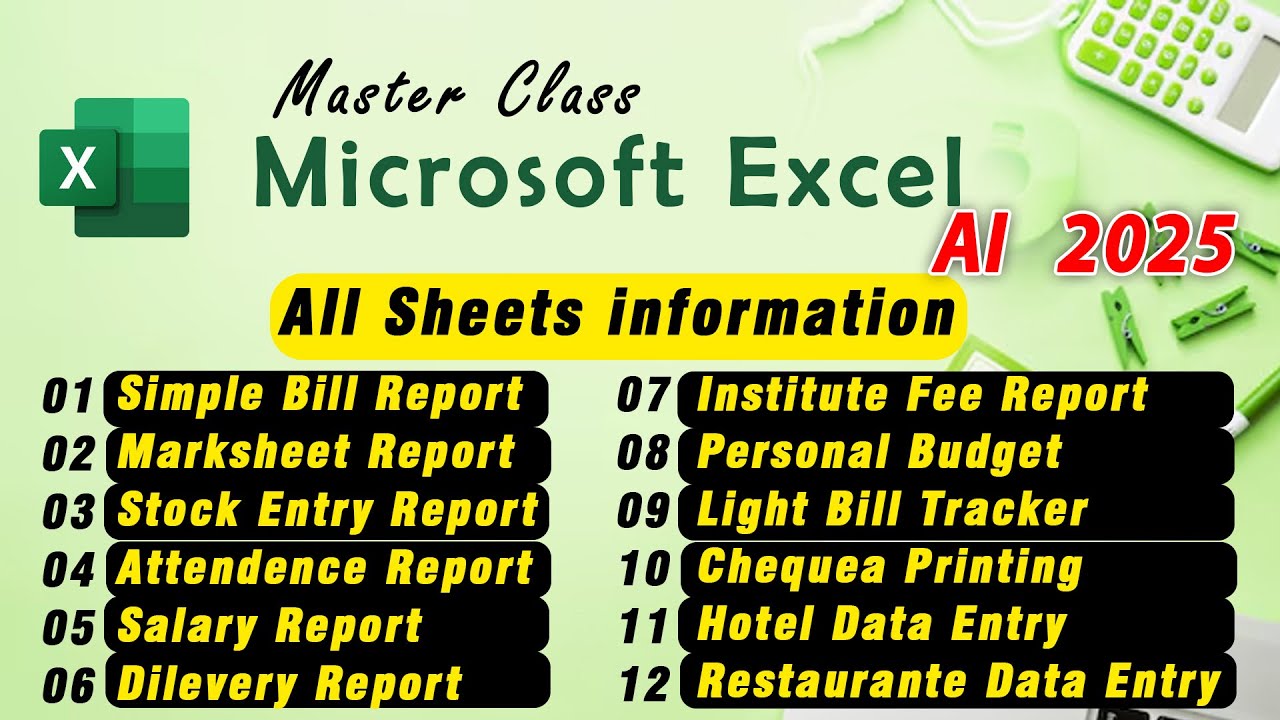 Excel Tutoring Full Course Part 1 Microsoft Excel Tutorial For Beginners Full Course Excel 7700