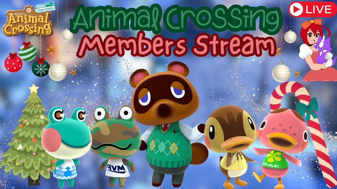 🔴LIVE: November Membies Animal Crossing Stream w/ Members! - YouTube