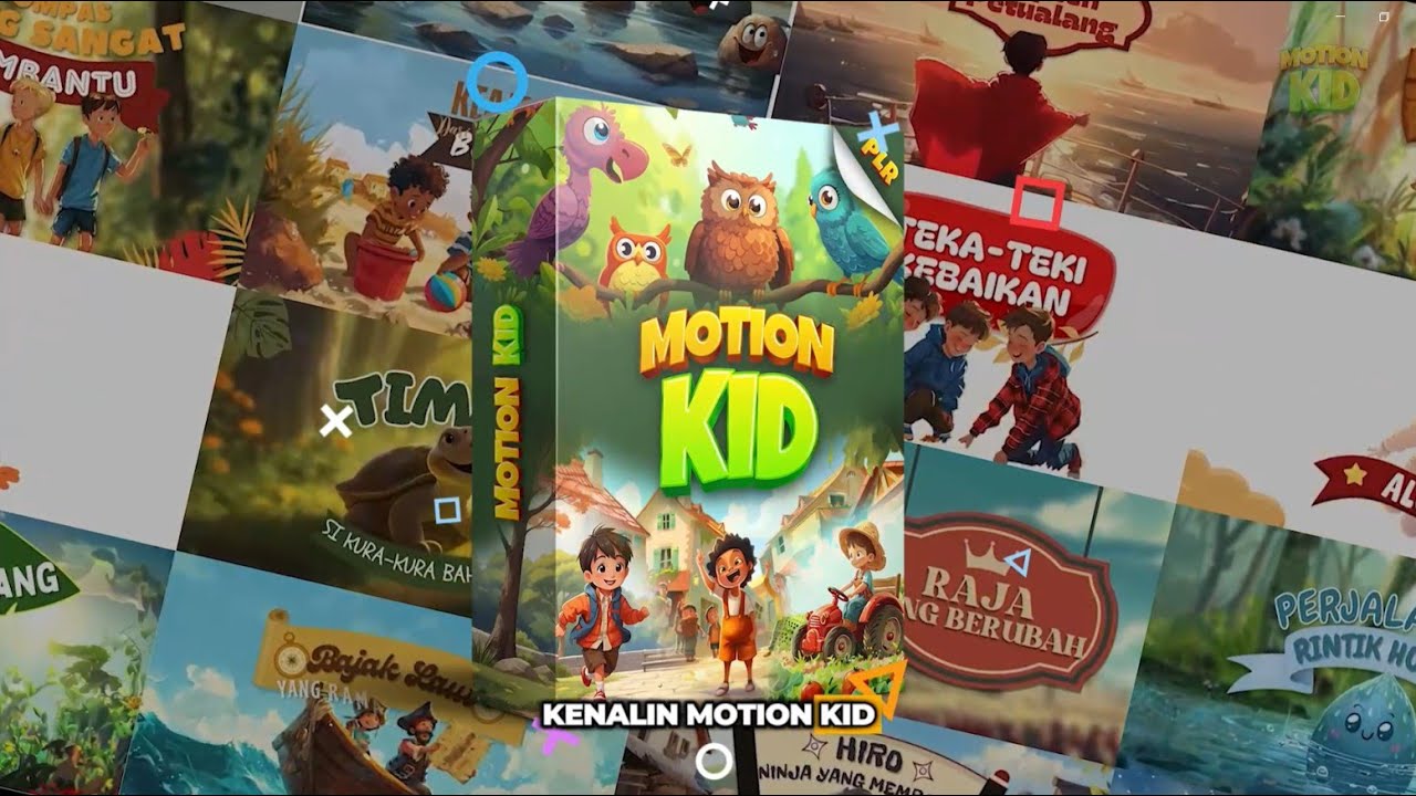 Series ke-2 Cerita Anak, PLR Pixel Sudah Dirilis! MotionKid by PLR Pixel! - YouTube