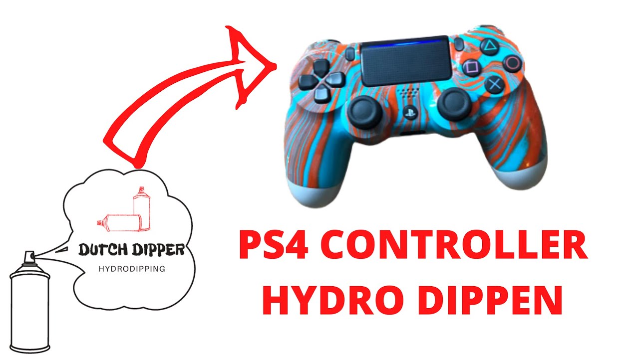 HYDRO DIPPING PS4 CONTROLLER - YouTube