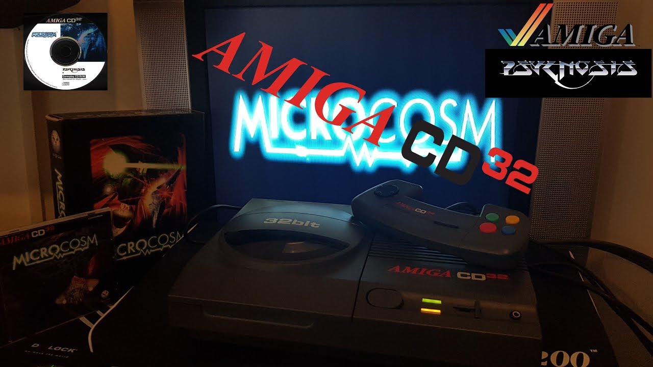 MICROCOSM CD32 . Intro i rozgrywka !!! Szal lat 90 na cd-rom w akcji ...
