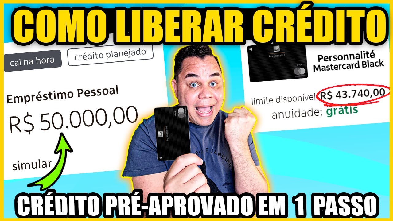 DEU CERTO! Único Jeito pra APROVAR Limite de Cartão de Crédito e ...