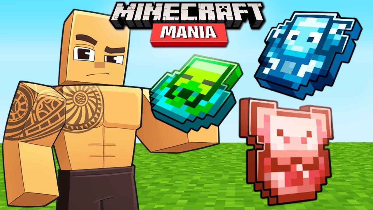 Minecraft Mania - La ROCA 🤨 Items 3D!! - YouTube