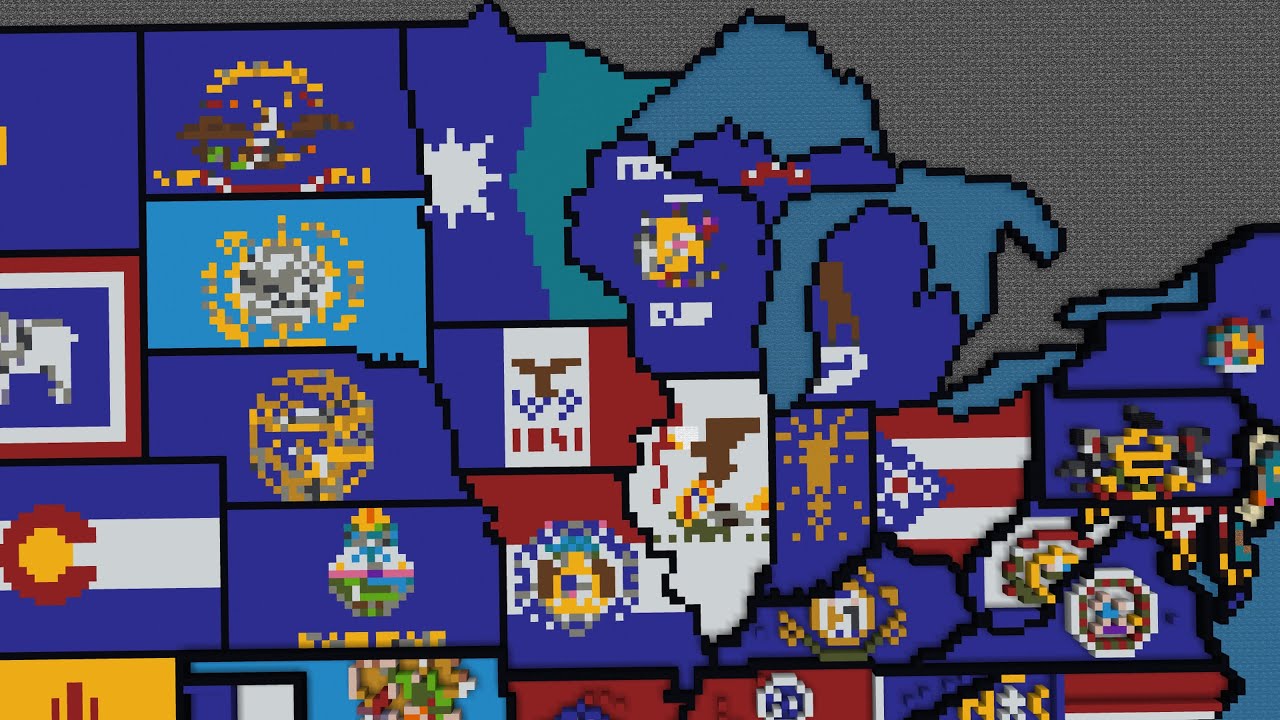 How to build the midwest region in minecraft (us) - YouTube