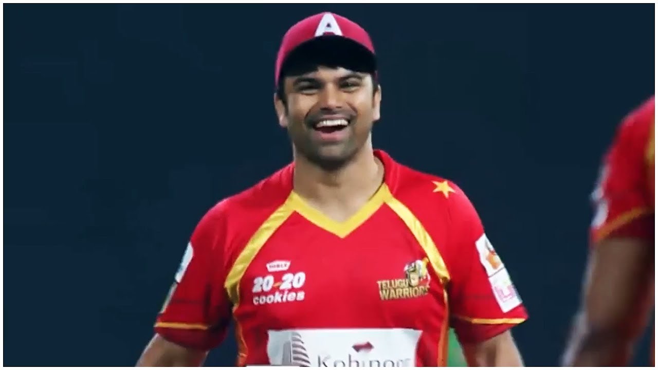 Actor Ashwin Babu Enjoys Hitting Powerful Shots In Celebrity Cricket ...