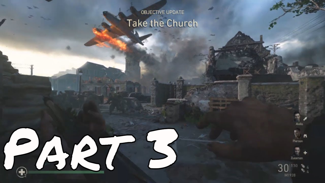 Call of Duty: WW2 Gameplay Walkthrough - Mission 3 - Stronghold - YouTube